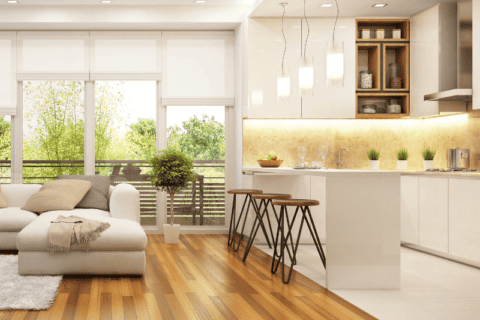 Spring Decor Ideas for Above Kitchen Cabinets